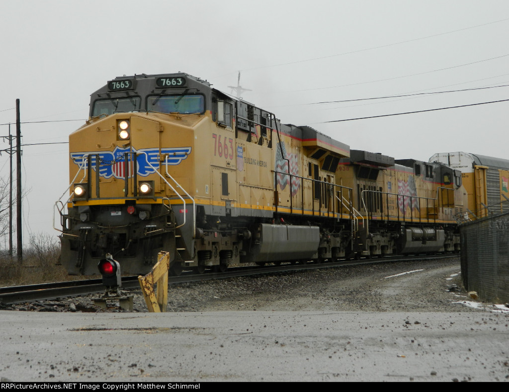 Union Pacific Freight Passing The Dwarf